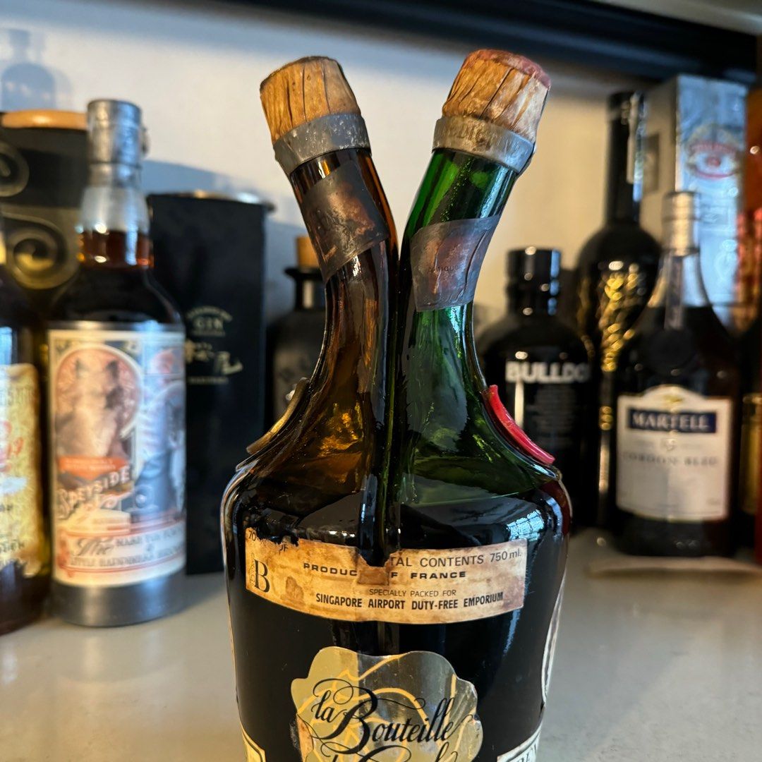 1980s DOM B&B La Bouteille du Couple Benedictine Pristine Condition ...