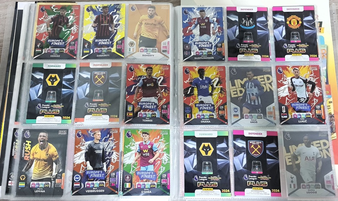 2024 Panini Adrenalyn XL PLUS Premier League football trading cards ...