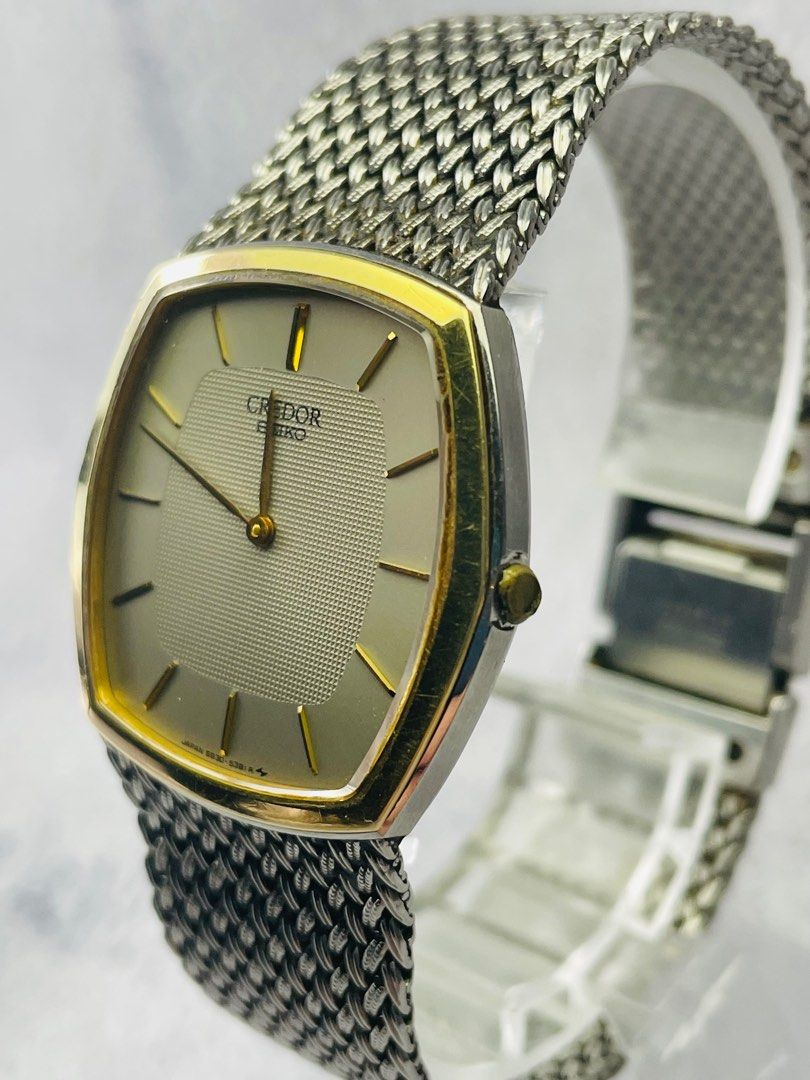 (240550a) Seiko Credor Vintage Men’s Quartz Watch Ref 5930-5391 Circa ...