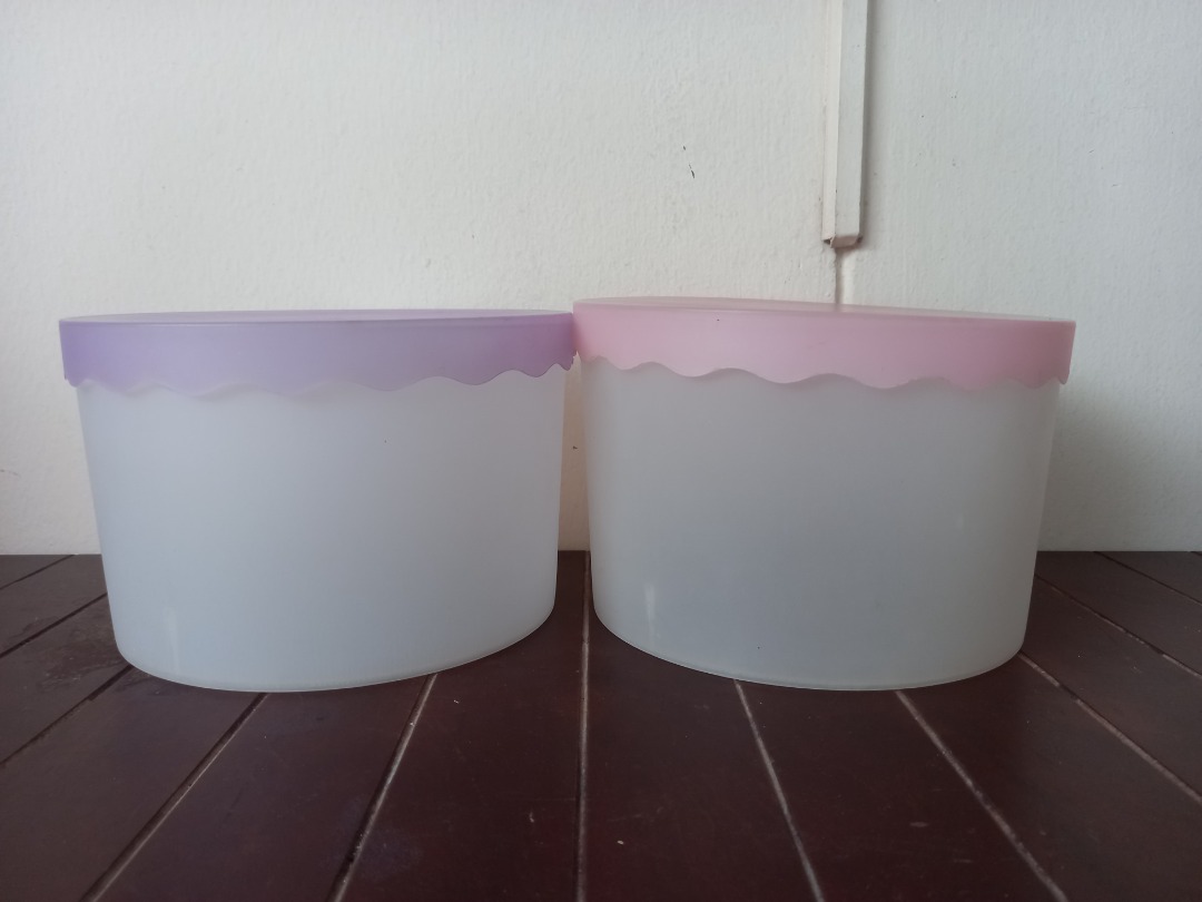 2 for $2 Plastic containers with lid covers, Hobbies & Toys, Stationery ...
