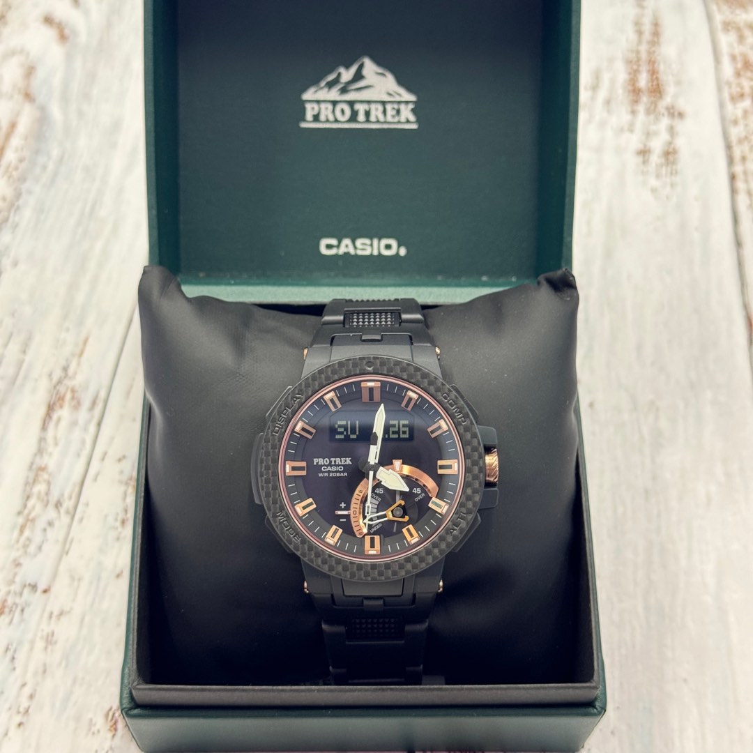 旺角門市 100%全新 Casio PRO TREK PRW-7000X-1 有原裝盒有說明書, 男裝, 手錶及配件, 手錶 - Carousell
