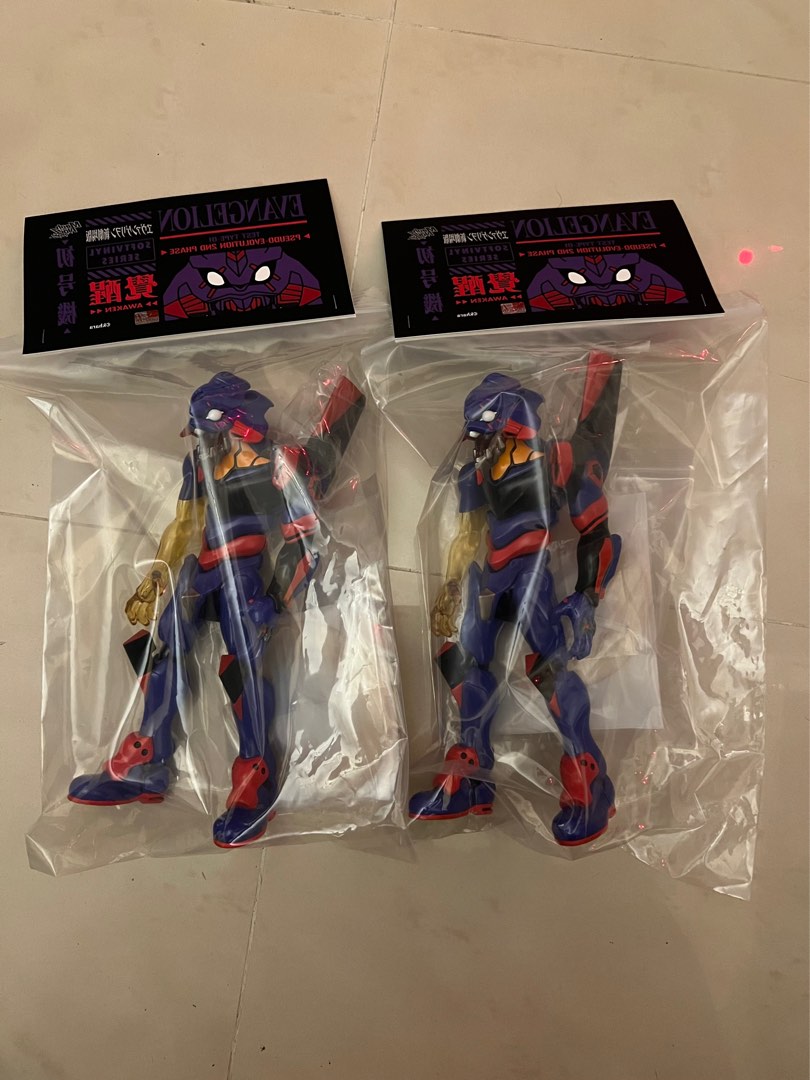 mechnoiz 初號機 覺醒版 Eva 搪膠 Sofvi Sofubi Vinyl, 興趣及遊戲, 玩具 & 遊戲類 - Carousell