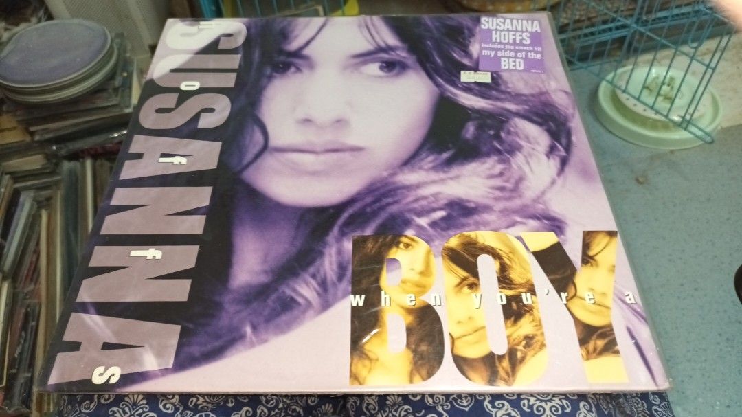全新未開 Susanna Hoffs - When You're A Boy 舊版 黑膠 LP brand new sealed, 興趣及遊戲 ...