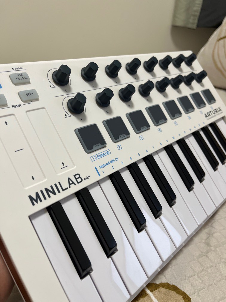 Arturia MiniLab MkII 25 Slim-key Controller, Hobbies & Toys, Music ...
