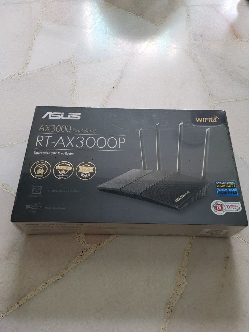 Asus Router RT-AX3000P, Computers & Tech, Parts & Accessories ...