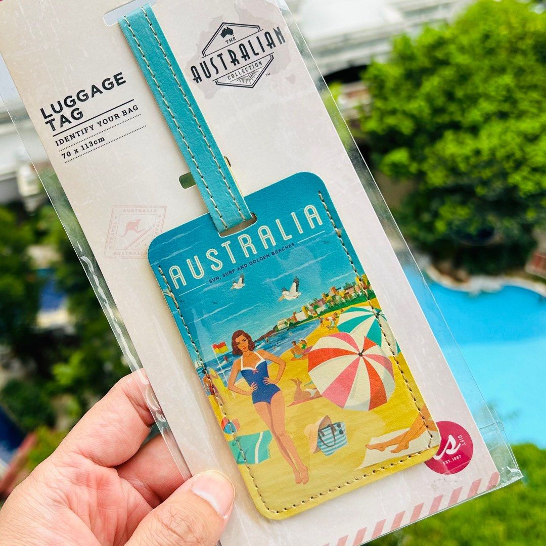 Australian Collection : AUSTRALIA Luggage Tag - Beach, Hobbies & Toys ...