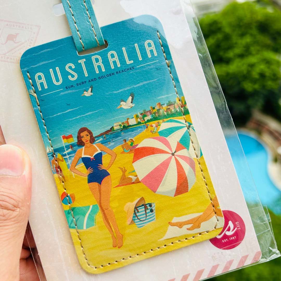 Australian Collection : AUSTRALIA Luggage Tag - Beach, Hobbies & Toys ...