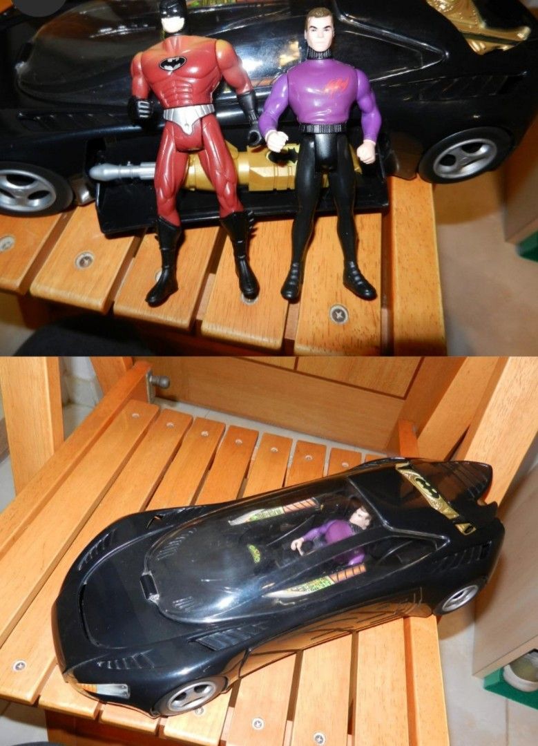 Batman Returns Custom Coupe batmobile kenner bruce figure, Hobbies ...
