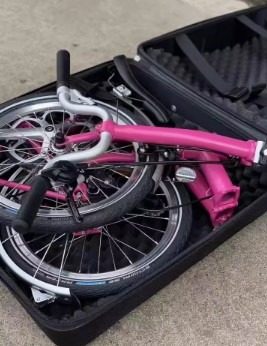 Brompton Case Bag with wheels. (for Brompton foldable bicycle), Sports ...