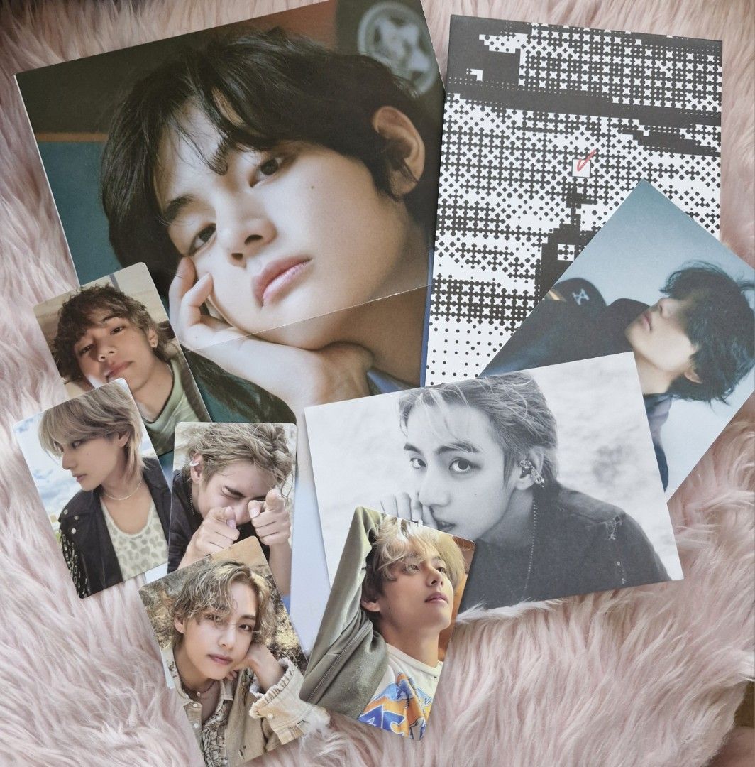 BTS V Layover Album Inclusions Set Purple, Hobbies & Toys, Memorabilia ...