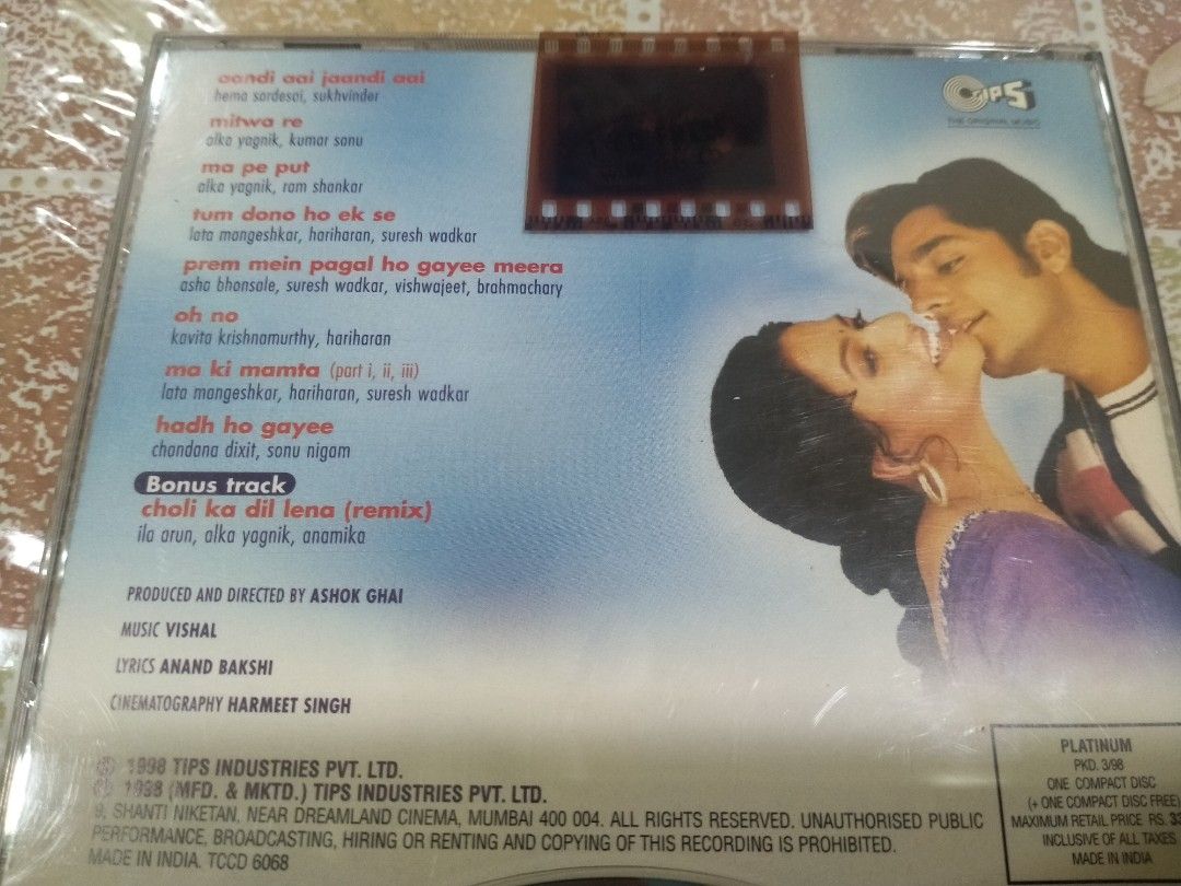 Cd HINDI BOLLYWOOD, Hobbies & Toys, Music & Media, CDs & DVDs on Carousell