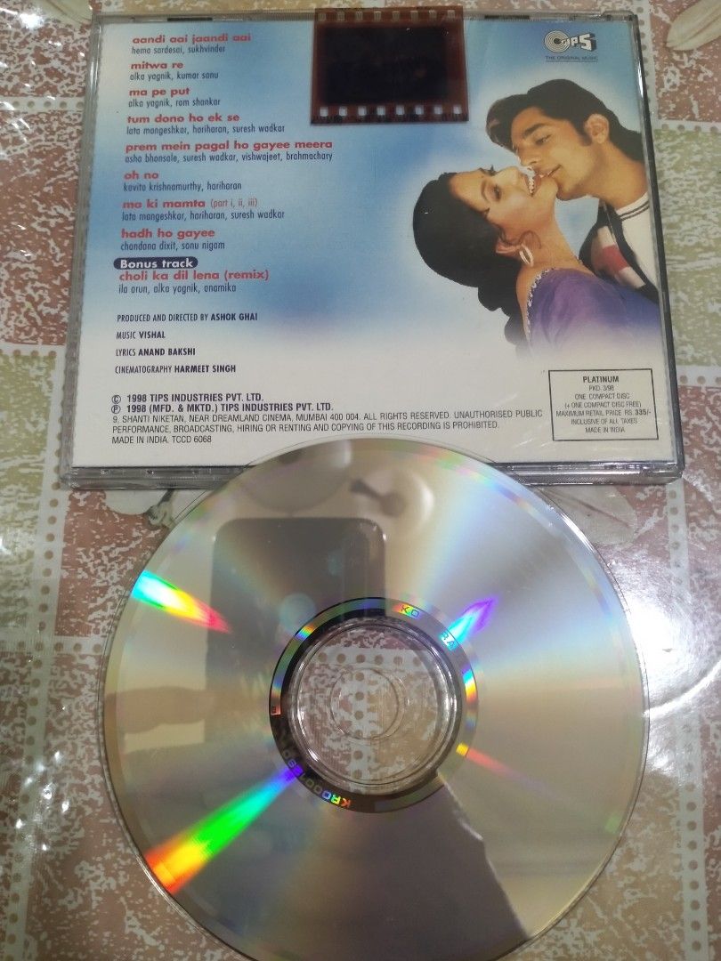 Cd HINDI BOLLYWOOD, Hobbies & Toys, Music & Media, CDs & DVDs on Carousell