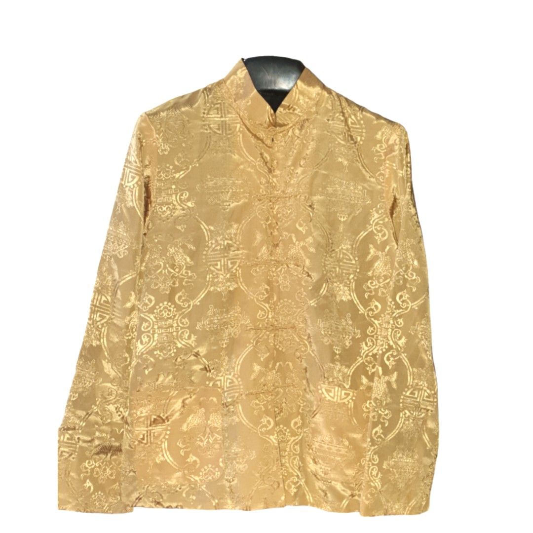 Cheongsam laki baju cina pria traditional chinese man tang suit black ...