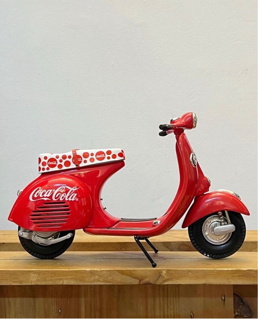 Coca-Cola pedal scooter 1:6 scale vespa like figure, Hobbies & Toys ...