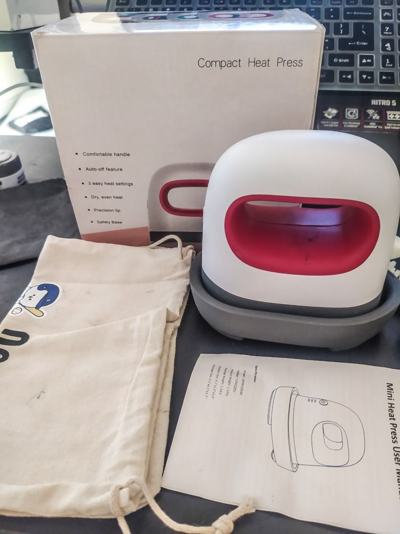 Compact Heat Press Machine, TV & Home Appliances, Irons & Steamers on ...