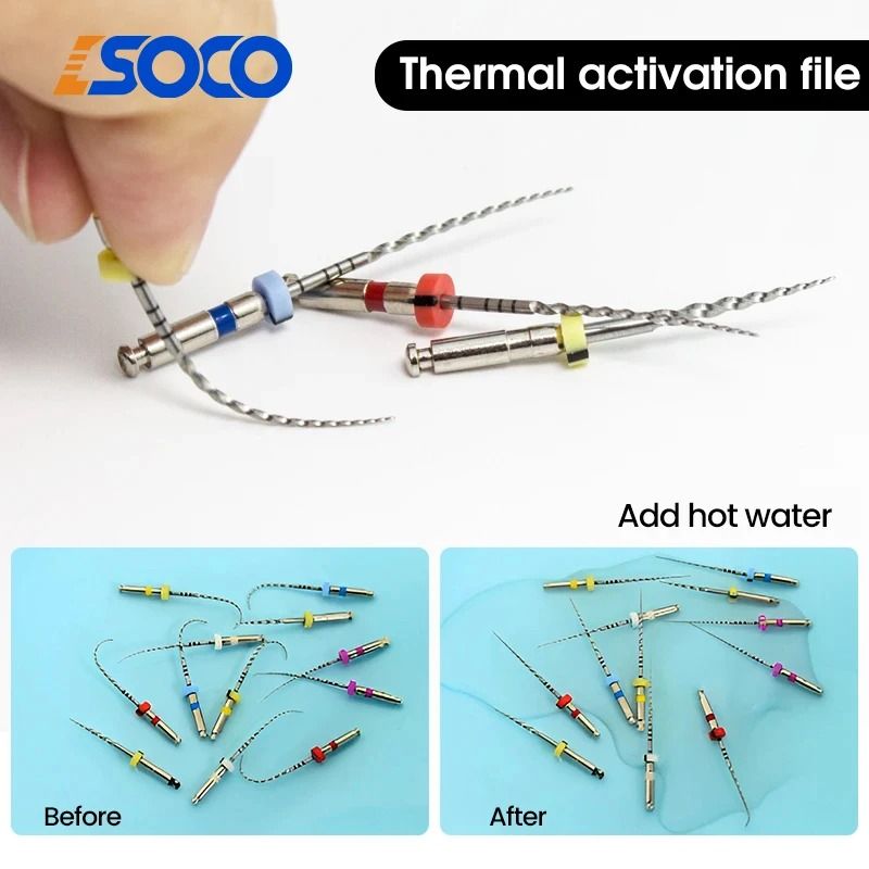 COXO SOCO PLUS Heat-Activated NiTi Root Canal Files 5 Boxes Flexible ...