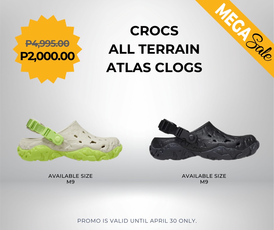 CROCS All-Terrain Atlas Clog (for Men), Men's Fashion, Footwear ...