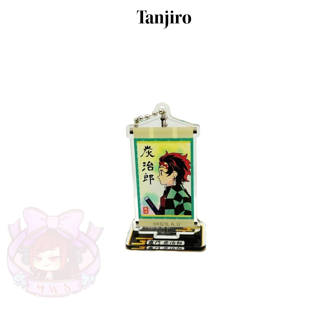 Demon Slayer / Kimetsu No Yaiba Tanjiro Kamado Stand Mini Acrylic Key ...