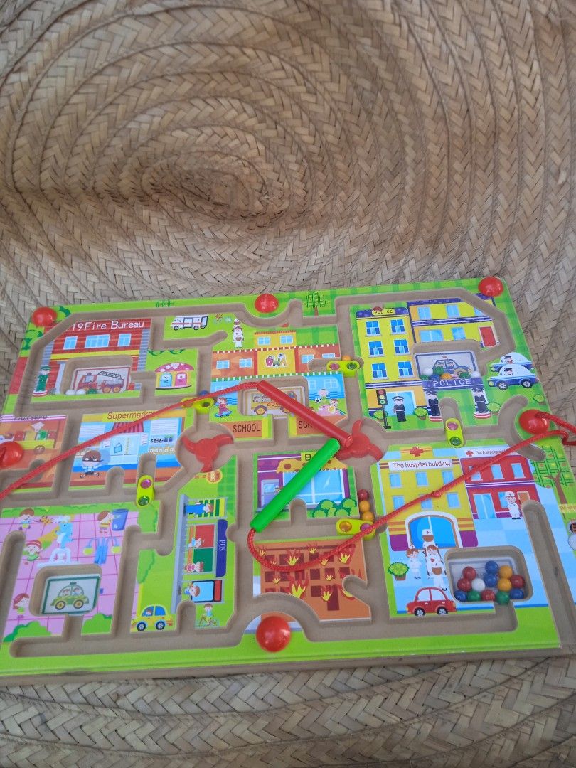 DHA Magnetic Maze Board, Hobbies & Toys, Toys & Games on Carousell