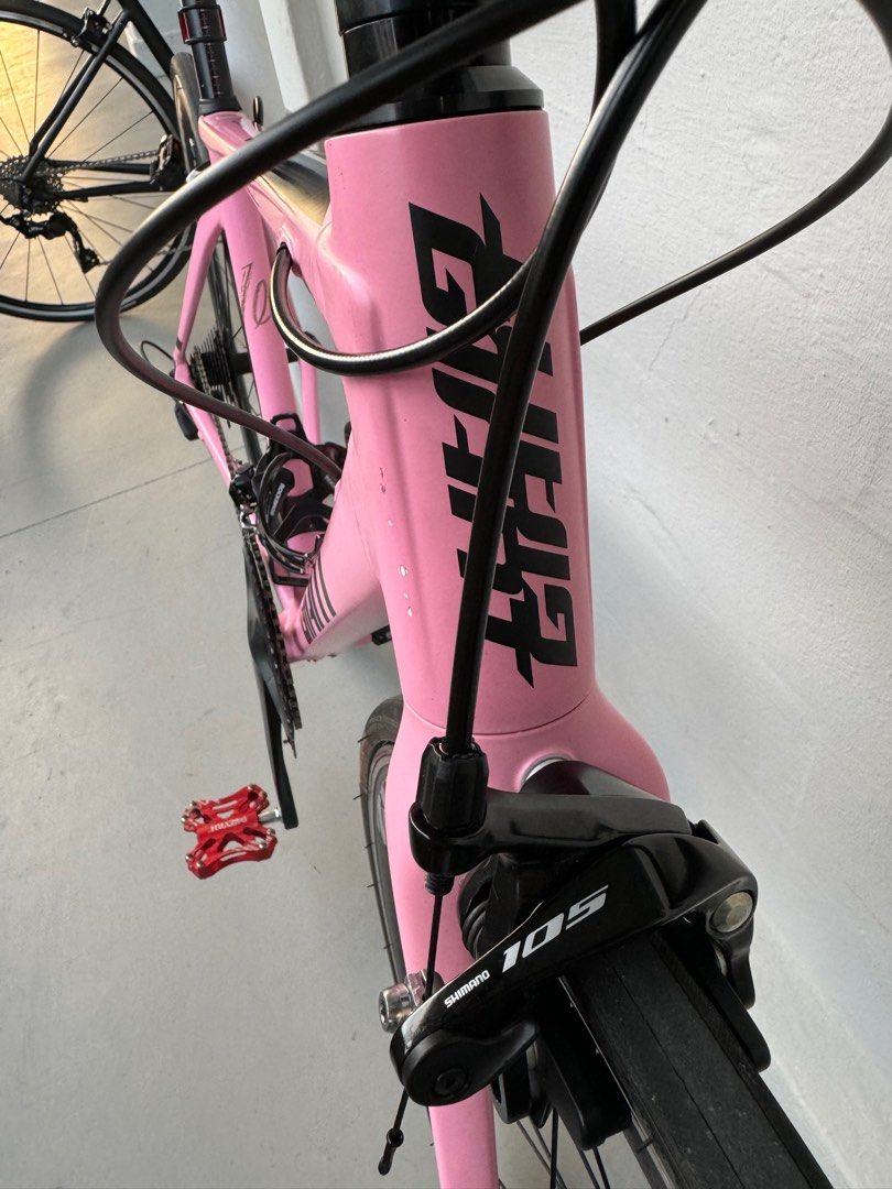 Giant TCR 100 Baby Pink Roadbike (Limited Edition), Sports Equipment ...