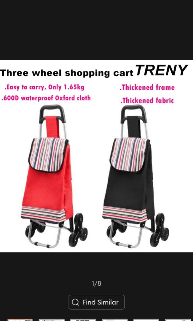 Grocery Cart with Sitting Stool, Everything Else, Others on Carousell