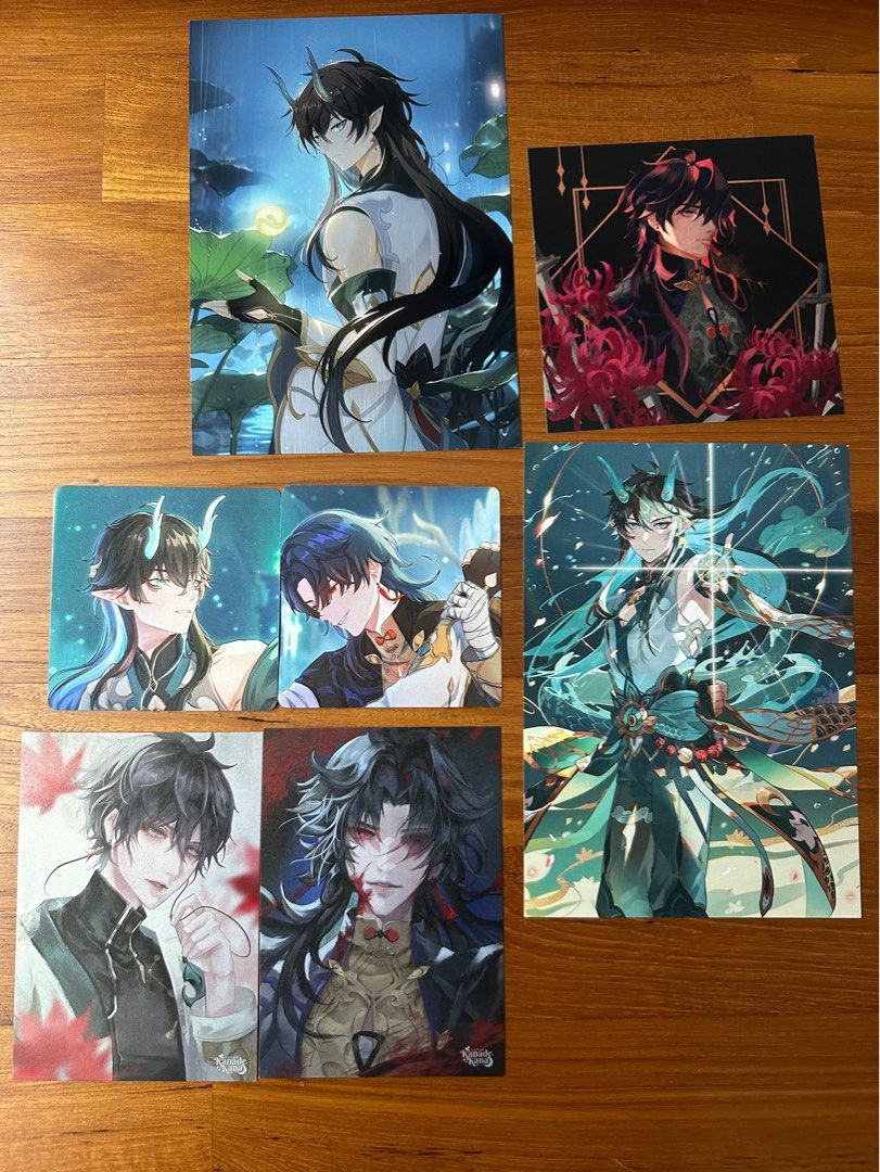 Honkai Star Rail HSR Blade and Dan Heng Imbibitor Lunae IL Art Prints ...