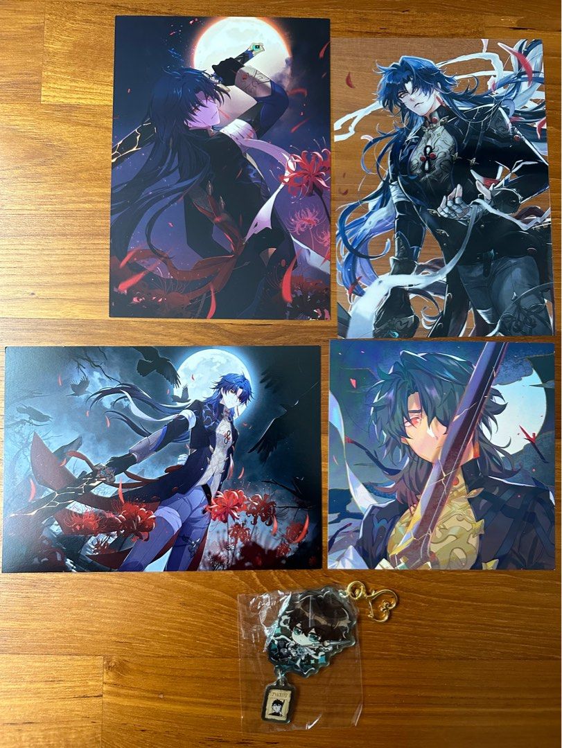 Honkai Star Rail HSR Blade and Dan Heng Imbibitor Lunae IL Art Prints ...