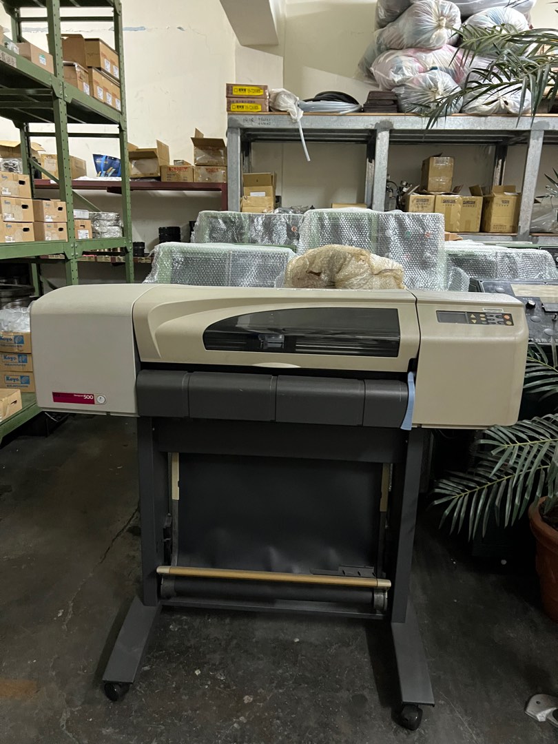 大型列印機 製圖 HP Design Jet 500 限自取, 電腦及科技產品, 印表機及影印機在旋轉拍賣