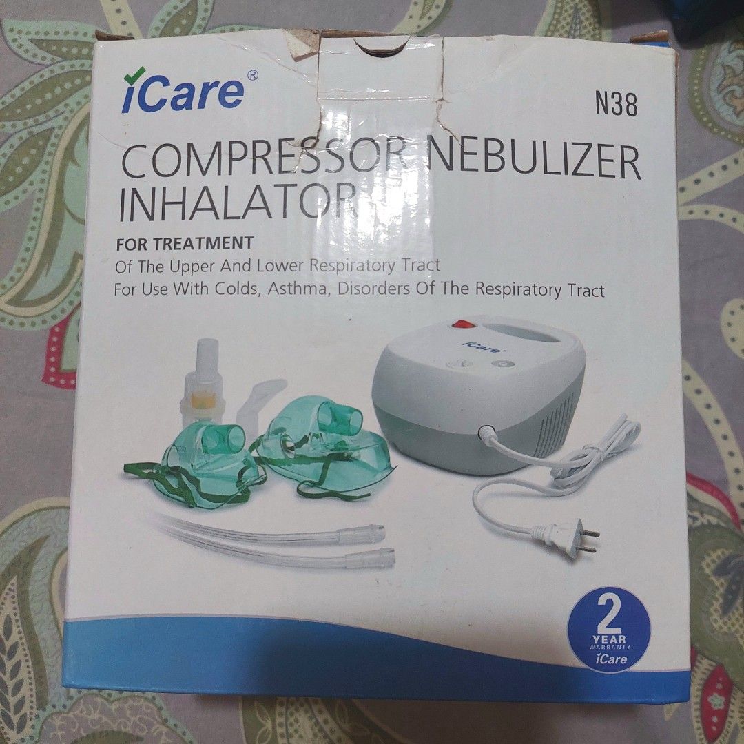 iCare Compressor Nebulizer Inhalator, Health & Nutrition, Assistive ...