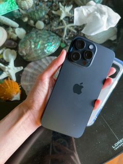 iPhone 15 Pro Max Blue Titanium 256GB, Mobile Phones & Gadgets, Mobile ...