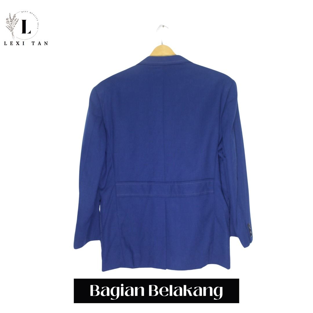 Jas Warna biru Elbow nikke (M), Fesyen Pria, Pakaian , Baju Luaran di ...