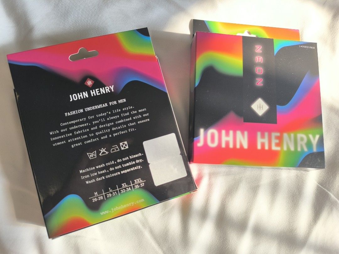 NEW John Henry Neon Men Underwear 1 box (1 Pcs), Men's Fashion, Bottoms ...