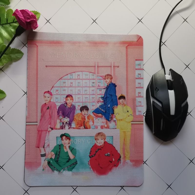 Kpop bts mouse pad, Computers & Tech, Parts & Accessories, Mouse ...