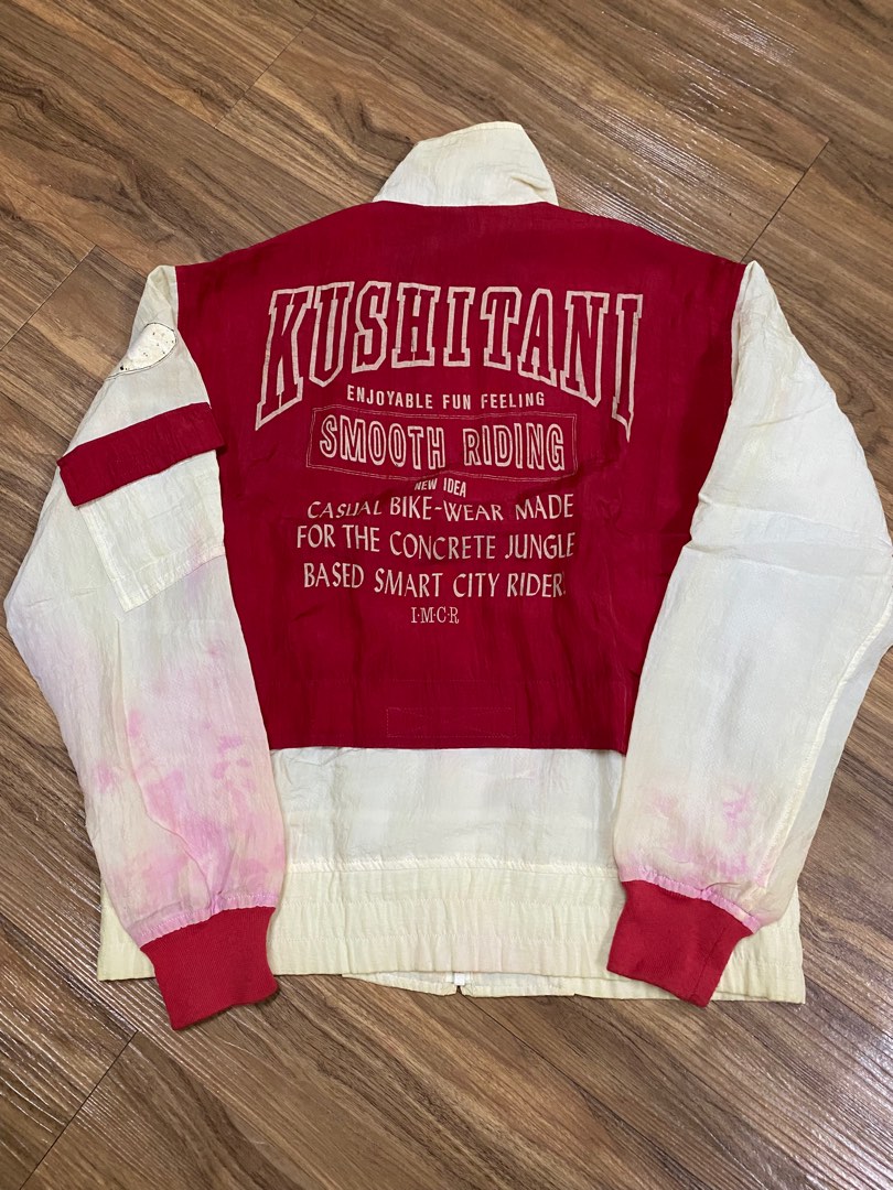 Kushitani vintage jacket motorsport, Men's Fashion, Activewear on Carousell