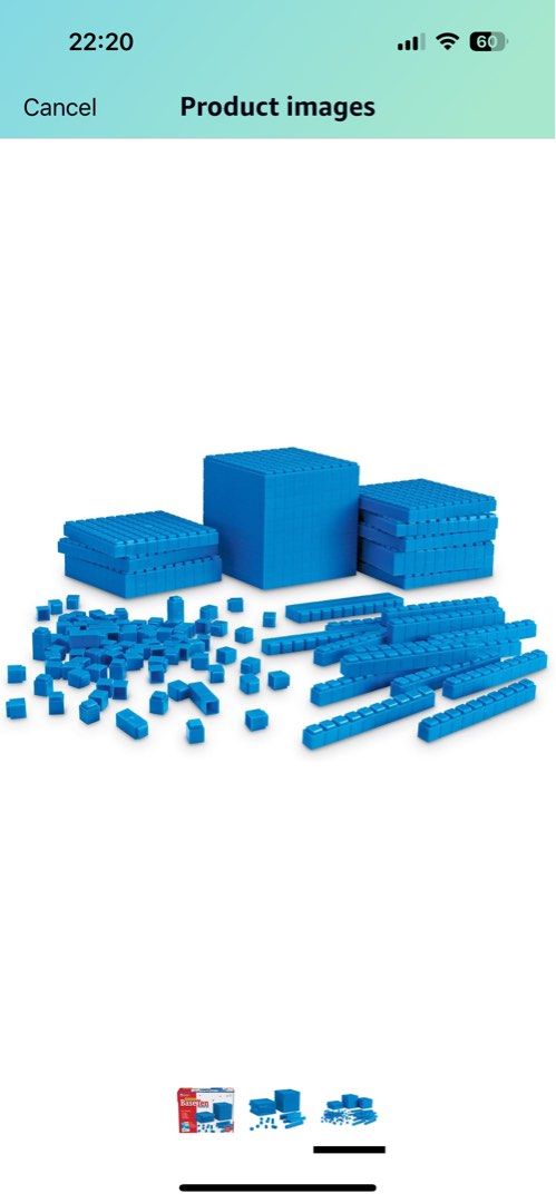 Learning Resources Interlocking Base Ten Sets (141 pieces), Hobbies ...