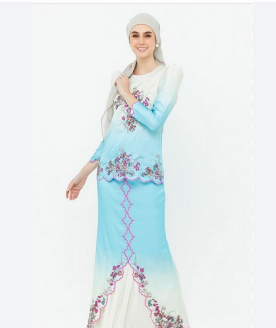 LEEYANARAHMAN MERMAID OCEAN, Women's Fashion, Muslimah Fashion, Baju ...