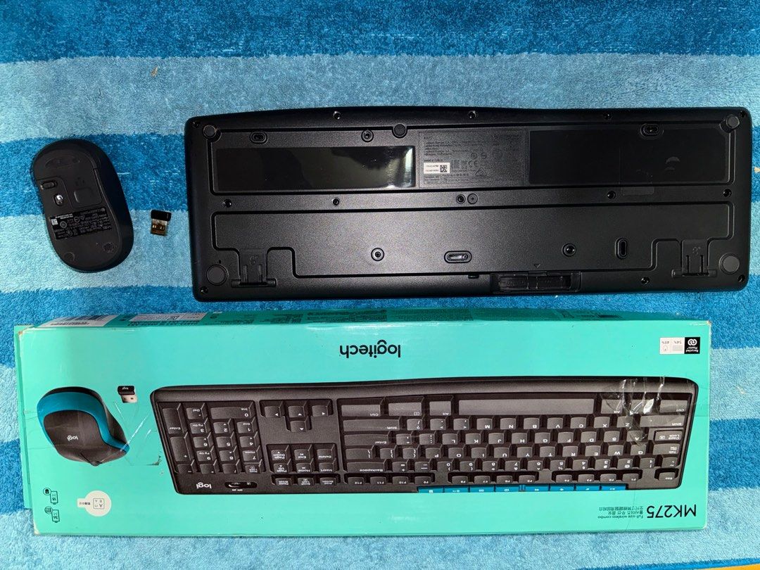Logitech 羅技MK275 無線鍵盤滑鼠 組, 電腦及科技產品, 商務用科技產品在旋轉拍賣