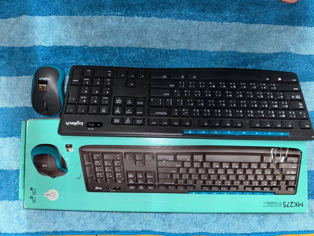 Logitech 羅技MK275 無線鍵盤滑鼠 組, 電腦及科技產品, 商務用科技產品在旋轉拍賣