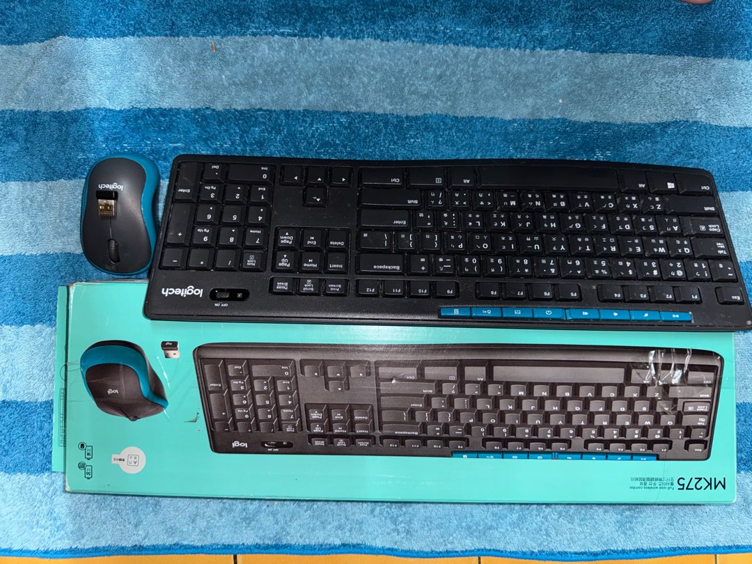 Logitech 羅技MK275 無線鍵盤滑鼠 組, 電腦及科技產品, 商務用科技產品在旋轉拍賣