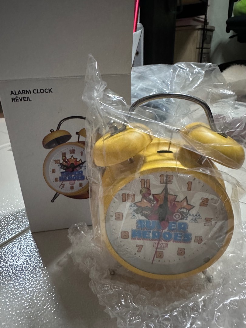 Marvel alarm clock, Furniture & Home Living, Home Decor Accessories ...