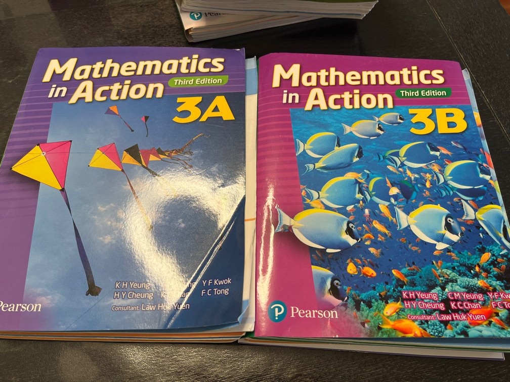 Mathematics in Action 3A,3B, 興趣及遊戲, 書本 & 文具, 教科書 - Carousell