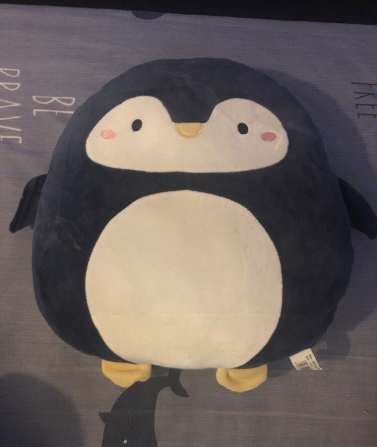 Miniso penguin huggable plush, Hobbies & Toys, Toys & Games on Carousell
