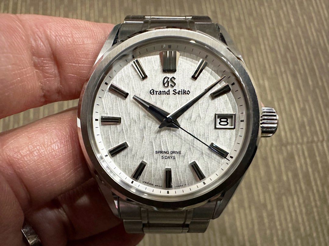 Mar 22 Local Grand Seiko GS Spring Drive White Birch SLGA009, Luxury ...