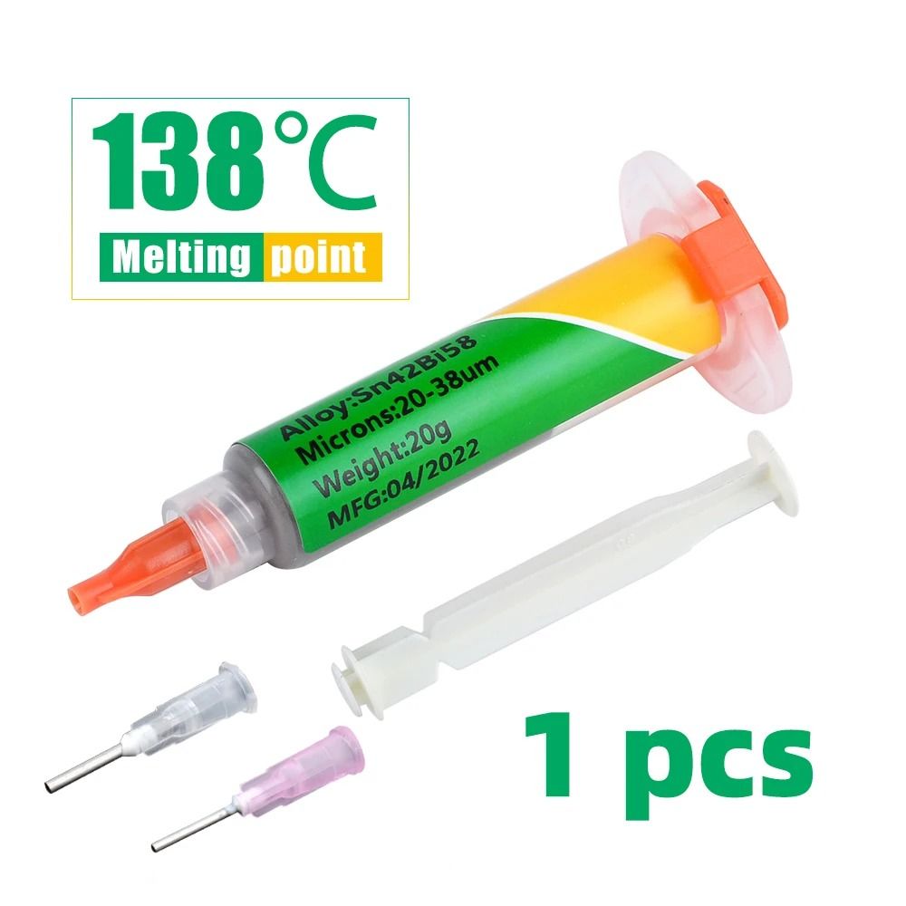 Needle Tube Type Low-temperature Solder Paste Maintenance Solder Paste ...