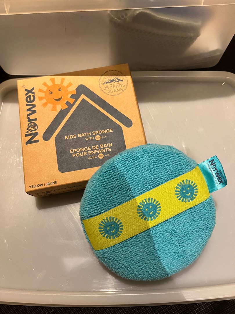 Norwex kids bath sponge, Babies & Kids, Bathing & Changing, Bathtub ...