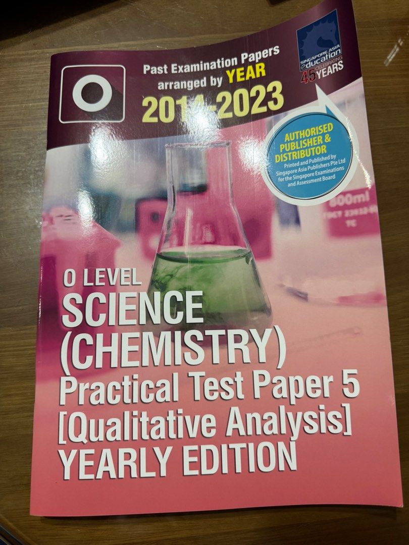O level Science Chemistry Practical Yearly Edition 2014 to 2023 ...