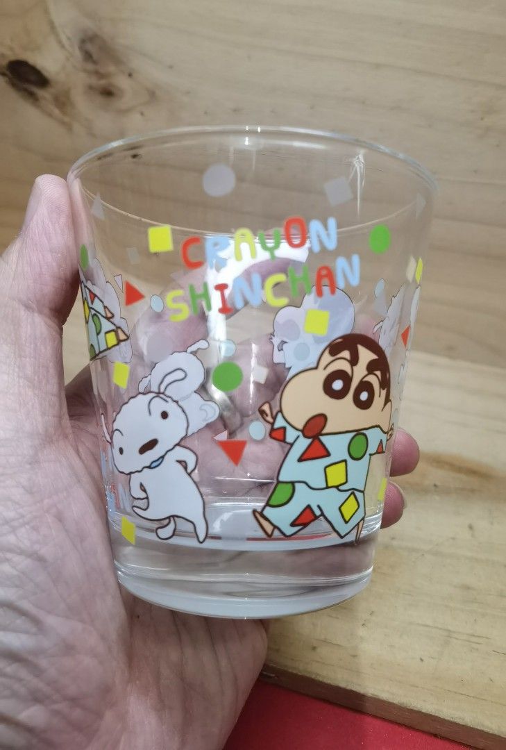 Original Crayon Shinchan Glass collection, Furniture & Home Living ...