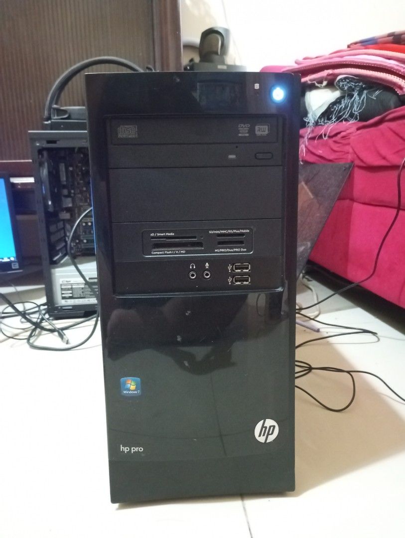 PC Komputer Satu Set Monitor HP PRO 3330 MT Core i5 RAM 8GB HDD 1TB, Elektronik, Komputer ...