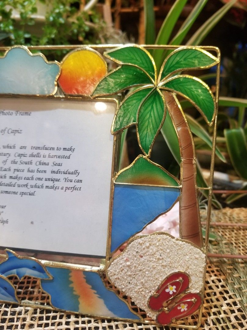 Philippines Guam Capiz Shell photo frame, Furniture & Home Living, Home ...