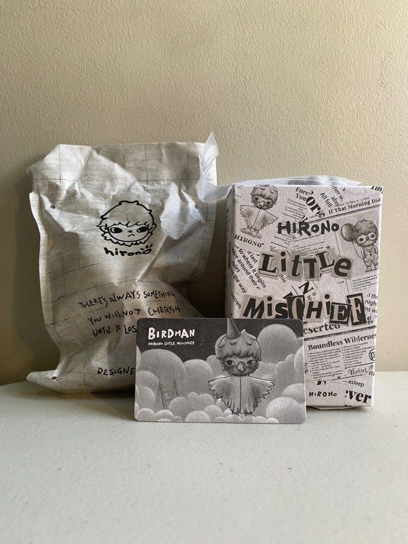 Popmart Hirono Birdman, Crow, and Marionette, Hobbies & Toys, Toys ...